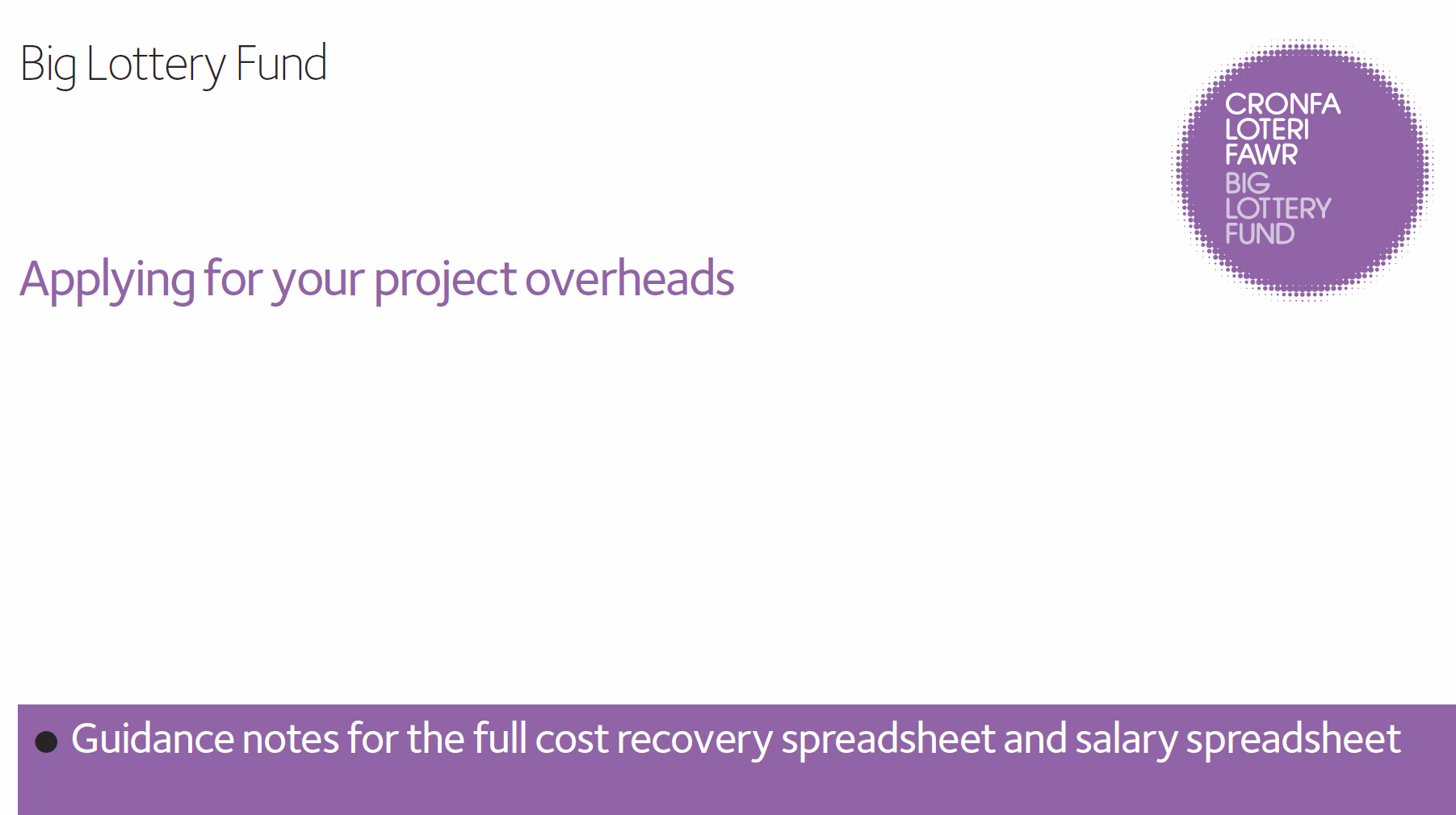 Applying for your project overheads - DTAS Community Ownership Support ...